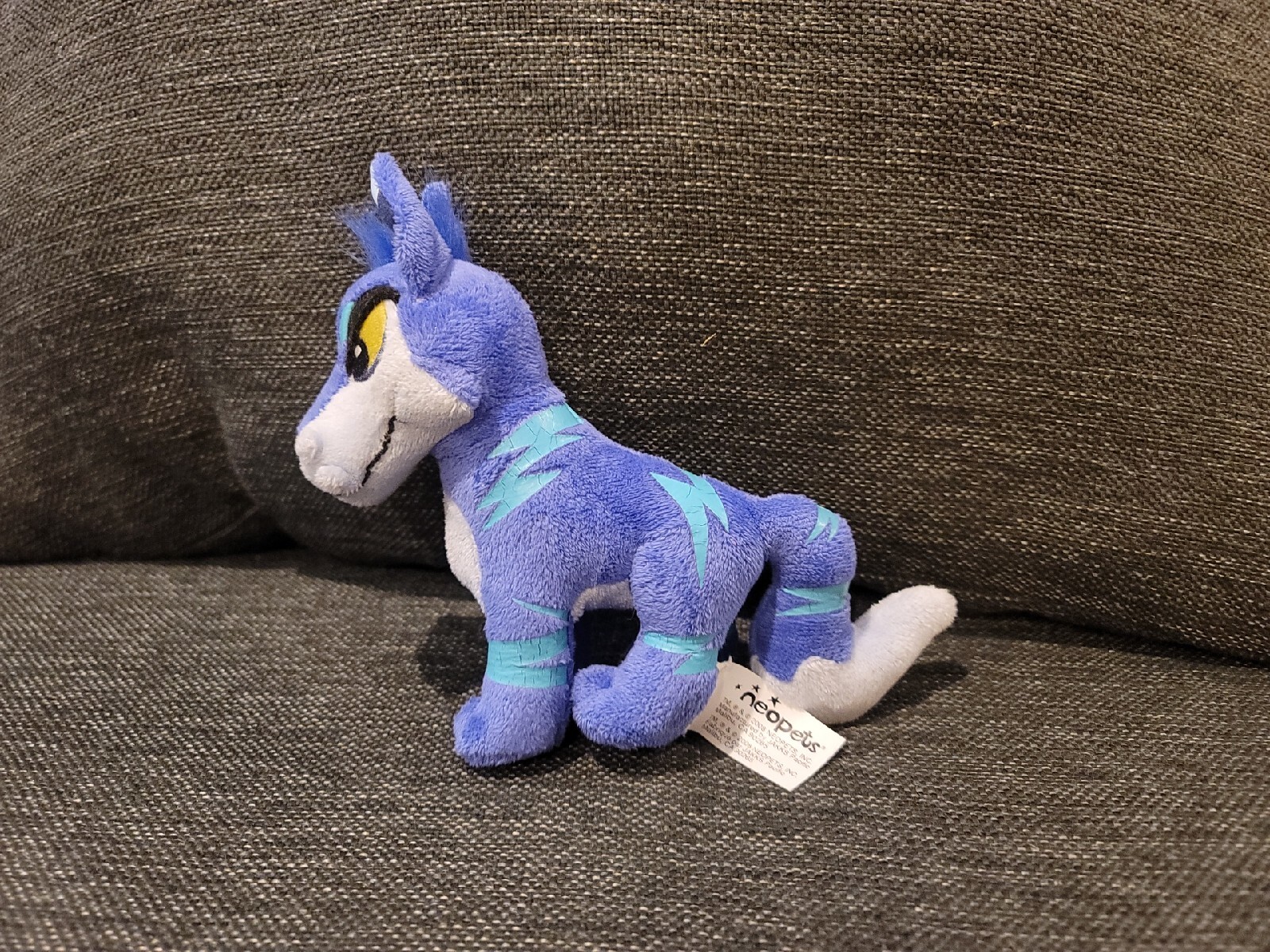 ELECTRIC LUPE NEOPETS PLUSHIE SERIES 5 2008 JAKKS PACIFIC NO KEYQUEST ...