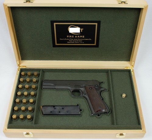 PISTOL GUN PRESENTATION CUSTOM DISPLAY CASE BOX for COLT m1911 A1 ...