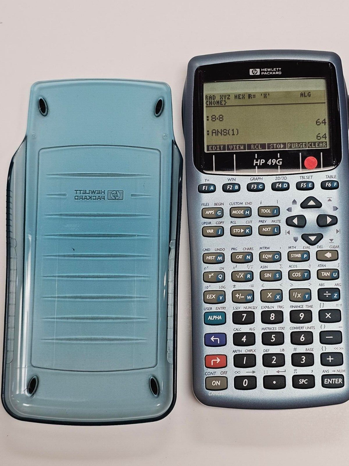 Vintage Rare Hewlett Packard HP 49G Graphing Calculator with Case | eBay