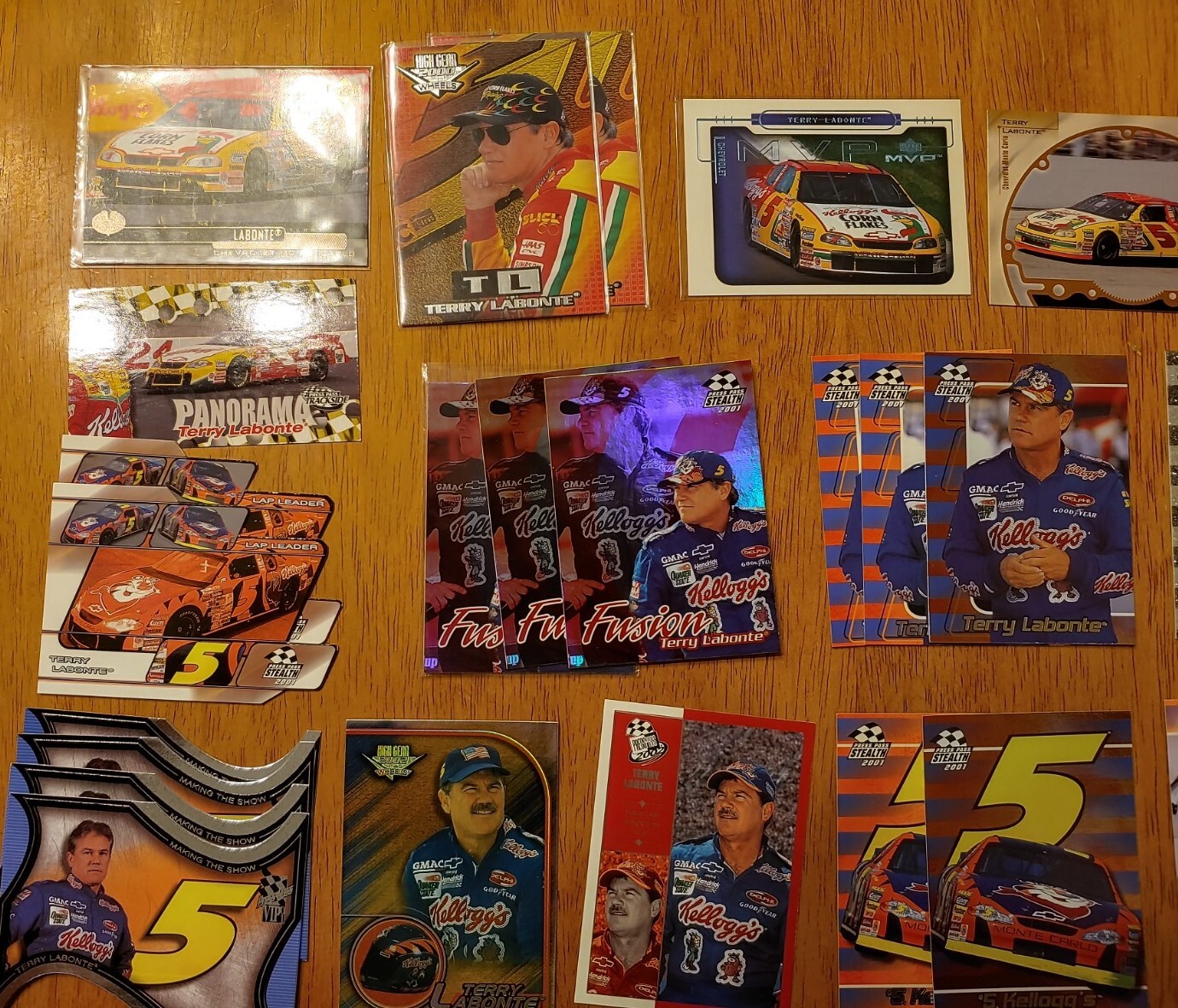 NACSAR Terry Labonte Card Lot Inserts Die Cuts Parallels 25+ Cards | eBay