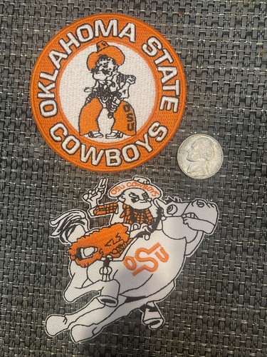 (2)OSU Oklahoma State Cowboys "A&M College" Vintage Iron On Patches ...