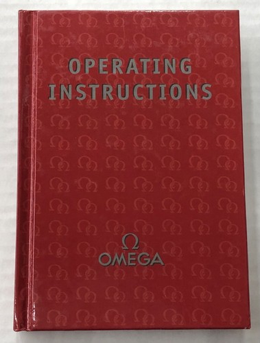 Omega ORIGINAL WATCH Operating Instructions Book Edition - 1 Year - 04/ ...