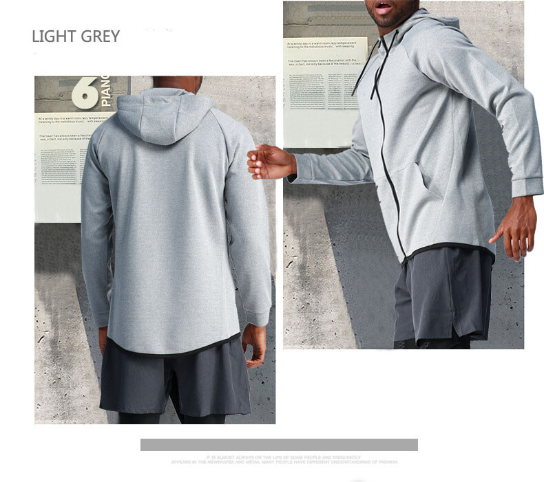 Men's Coat Jackets Hooded Basketball Training Sportswear Run breathable ...