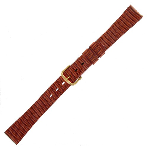 Hadley Roma LS971 11mm Regular Tan Genuine Java Lizard Ladies Watch ...