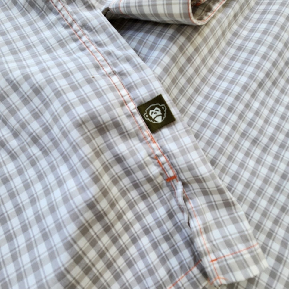 HOWLER BROS SHIRT MENS XL VENTED BEIGE TAN PEARL SNAP LONG SLEEVE ...