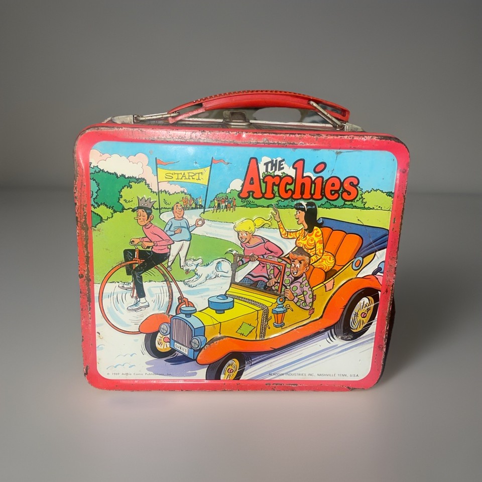 Rare Vintage 1969 The Archies Lunch Box Aladdin Tin Metal Lunch Box-No ...