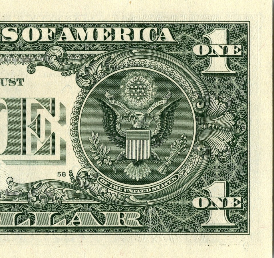 5 of a kind Fancy Serial Number One Dollar bill C19692999C | eBay