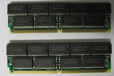 128MB 2x 64MB EDO SIMM with Parity 72p Memory RAM 72pin 16x4 ICs 60ns ...