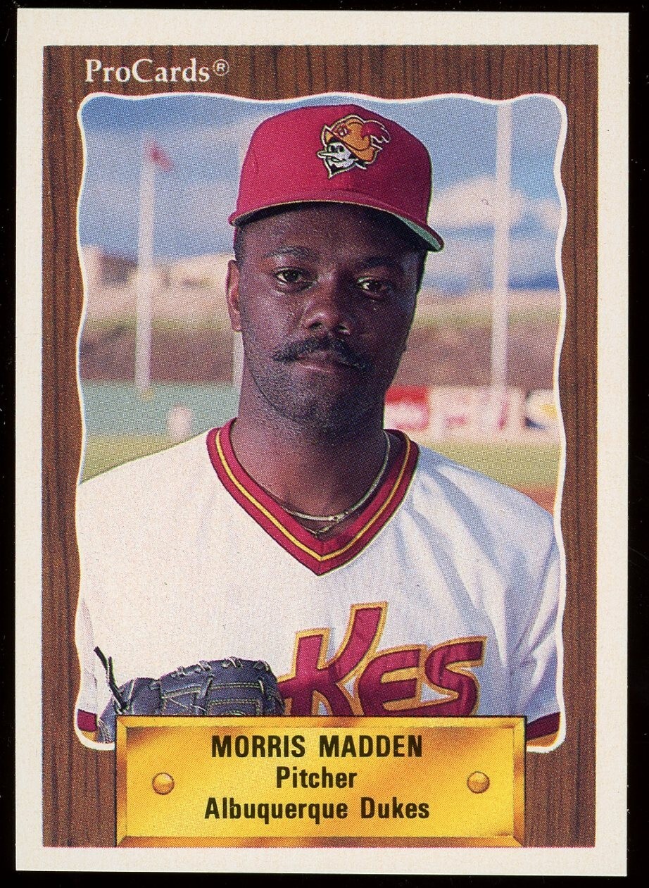 1990 ProCards Albuquerque Dukes MORRIS MADDEN RC DODGERS LAURENS SC | eBay