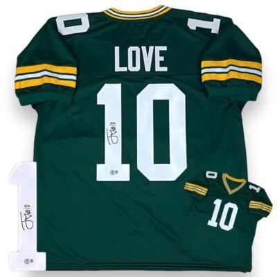 Jordan Love Autographed SIGNED Jersey - Green - Beckett Authenticated ...