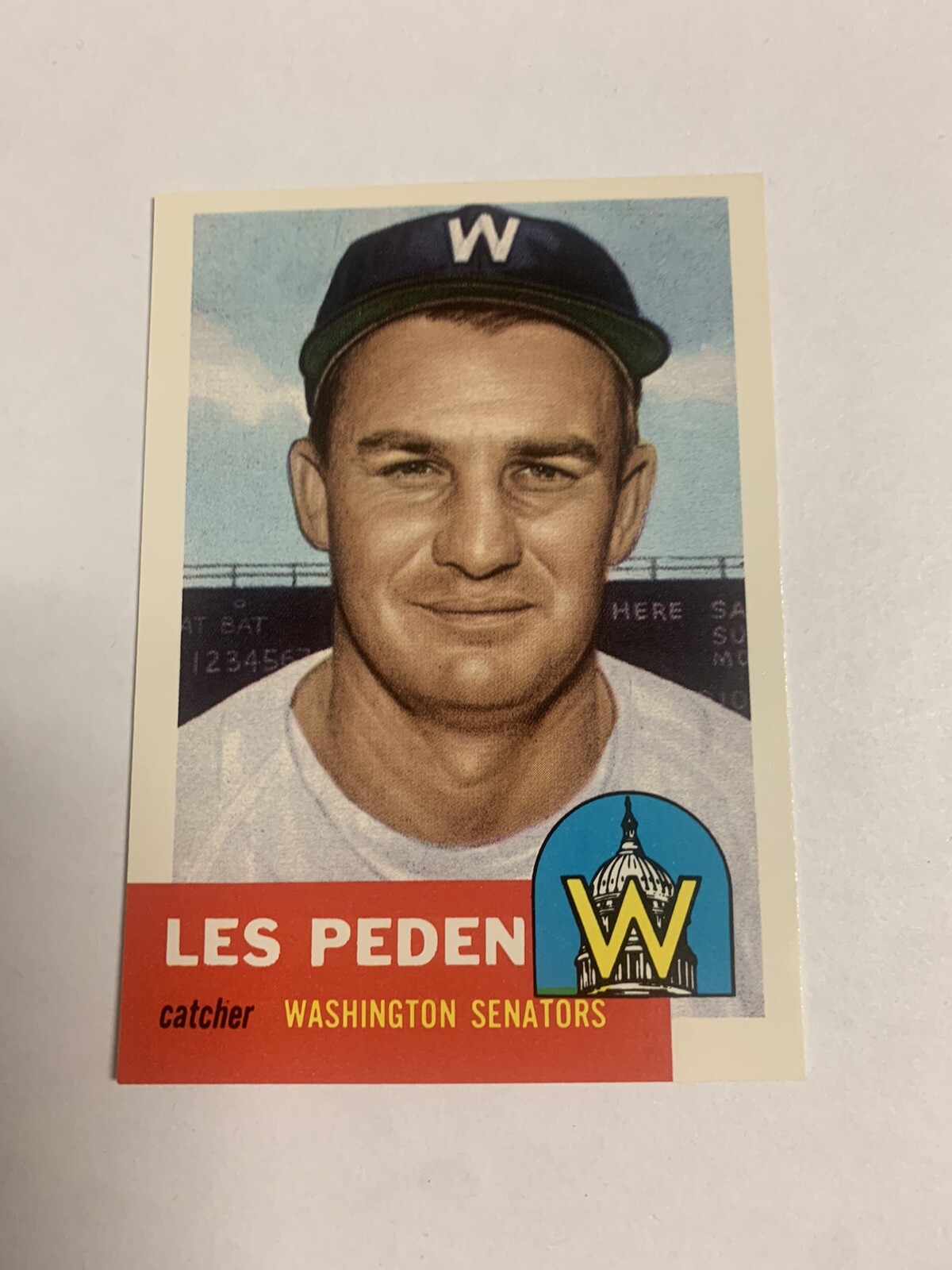 1991 Topps 1953 Archive Les Peden Washington Senators REPRINT | eBay