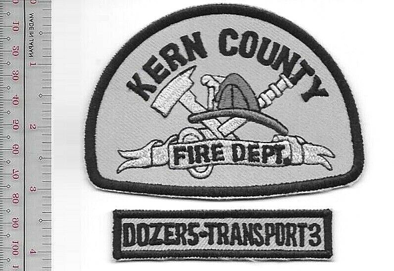 Dozer Kern County Fire Department KCFD Dozer 5 & Transport 3 Patch | eBay