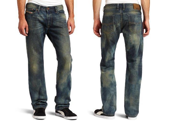 Diesel Viker Regular Bootcut - Wash 0882T - Distressed Blue Diesel Viker Regular Bootcut - Wash 0882T - Distressed Blue