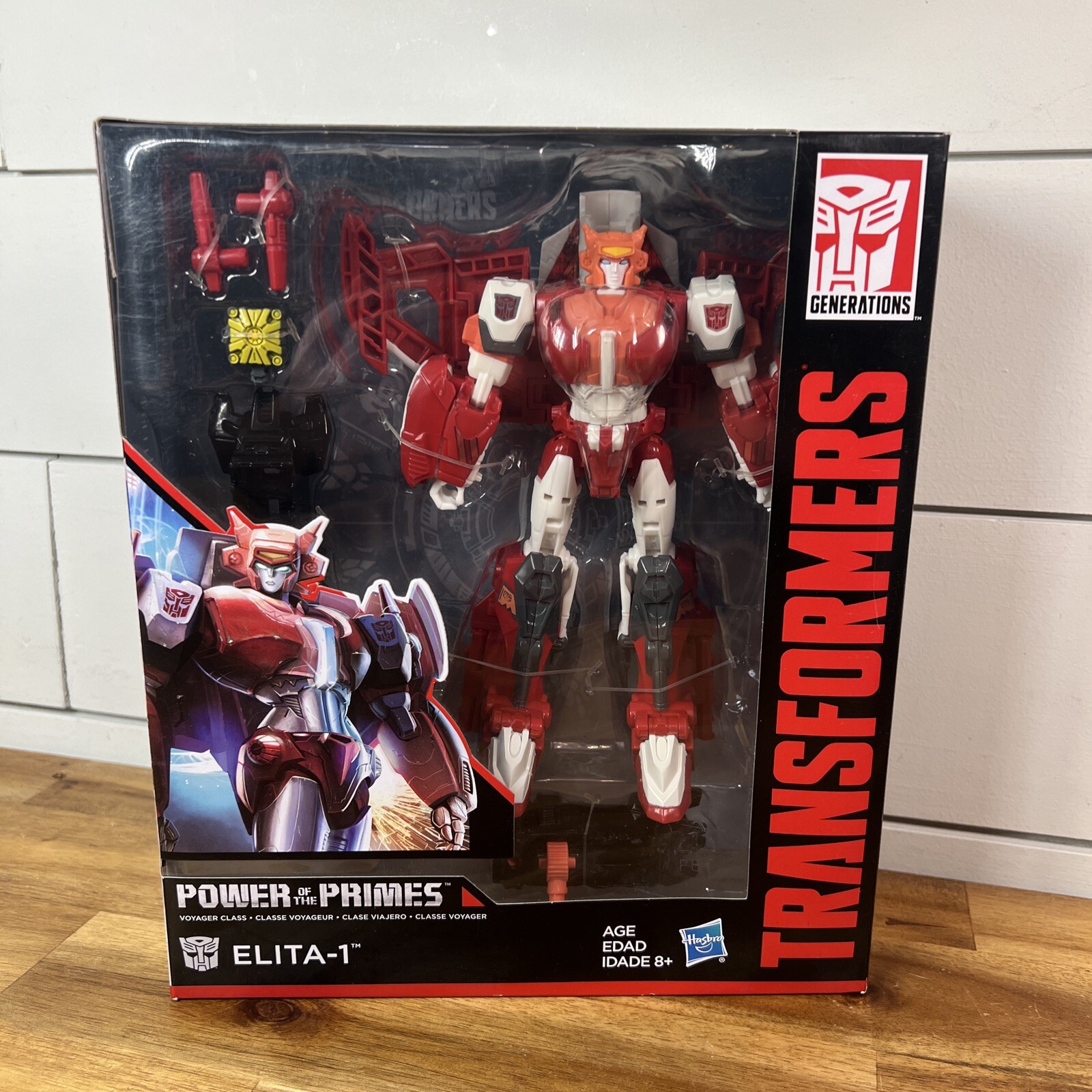 HASBRO TRANSFORMERS POTP POWER OF THE PRIMES VOYAGER ELITA-1 FIGURE ...