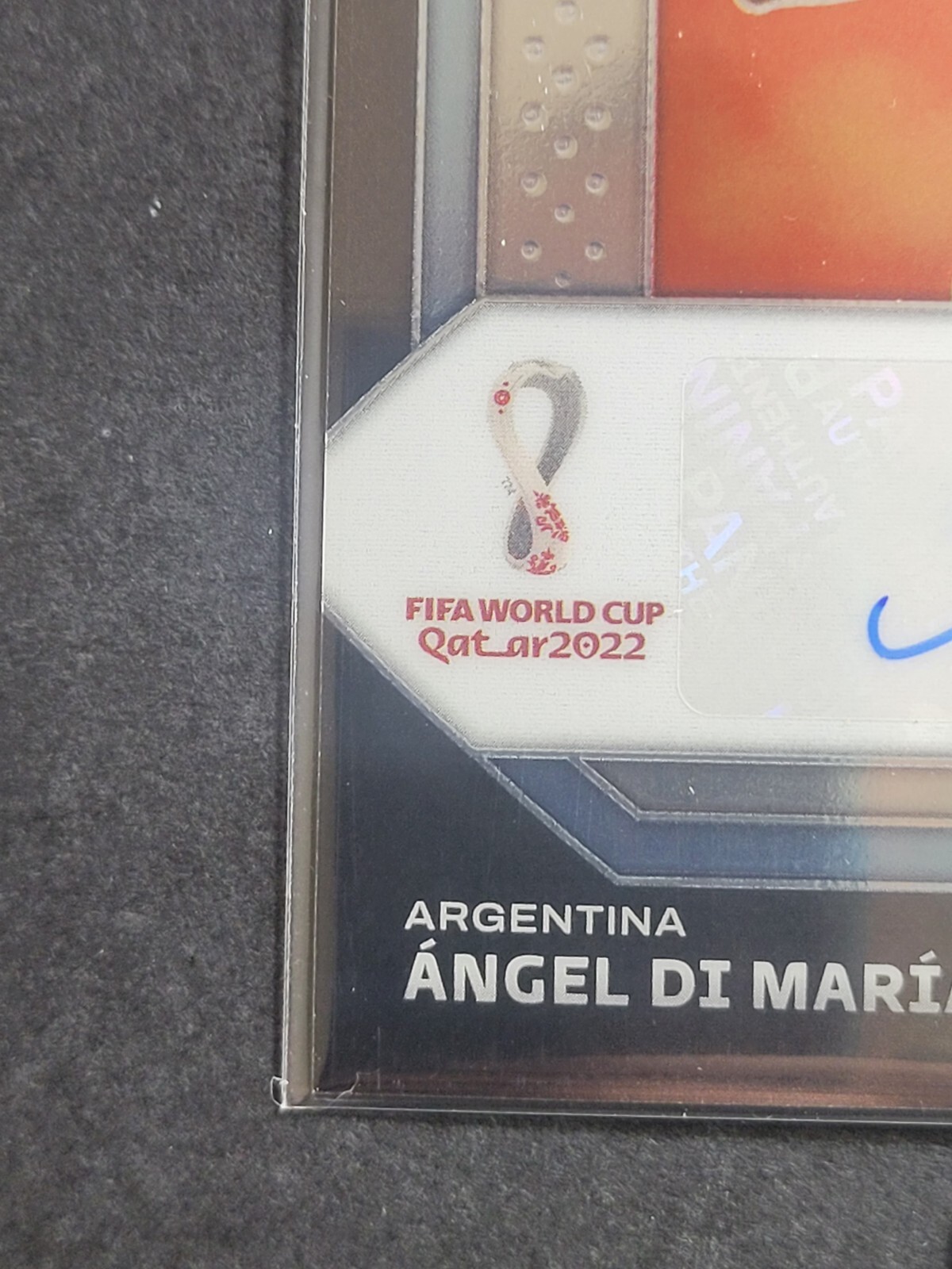 2022 Panini Prizm FIFA World Cup Angel Di Maria International Ink Auto ...