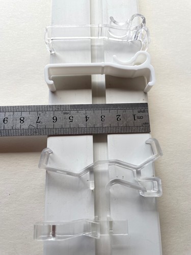 WOODEN VENETIAN BLIND FACIA / PELMET / VALANCE TOP FINISHING TRIM CLIPS ...