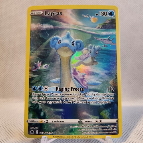 Lapras GG05/GG70 Full Art Pokemon TCG Crown Zenith Galarian Gallery NM ...