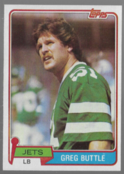 GREG BUTTLE 1981 Topps #285. JETS | eBay