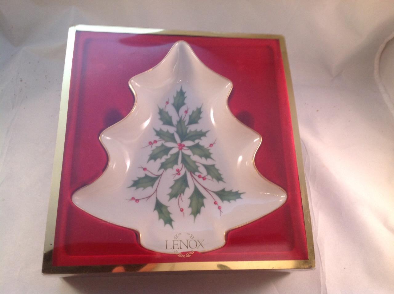 Lenox Christmas Tree Candy Dish New in Box | eBay