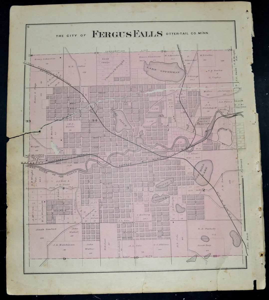 Fergus Falls Minnesota Map