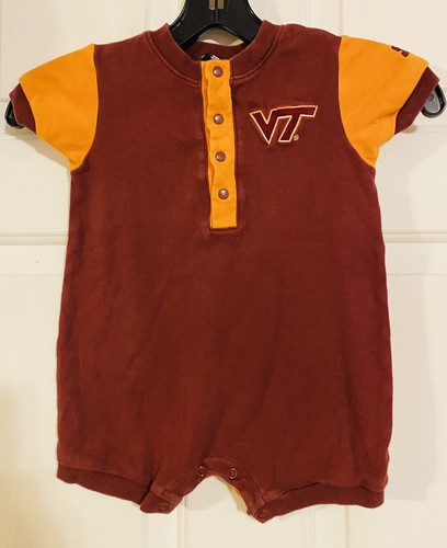 Hokies Infant Body Suit Outfit VT Virginia Tech NCAA football 18m ...