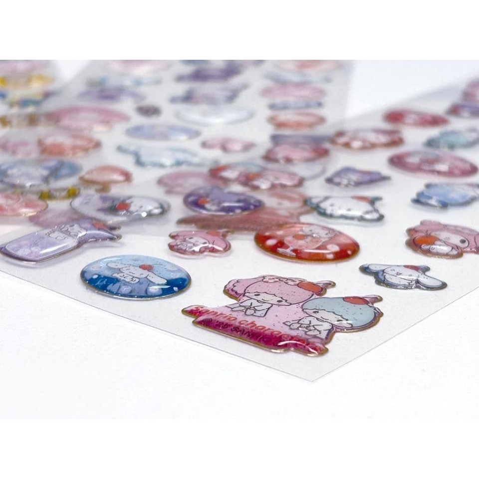 Sanrio sticker sheet Kirafuchi/MX Purushuwa Drink | eBay