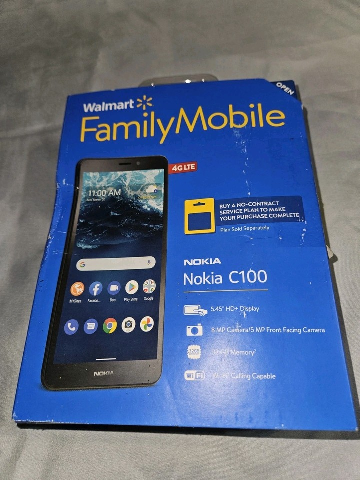 Nokia C100 4G N152DL 32GB 3GB Simple Mobile Locked Blue | eBay