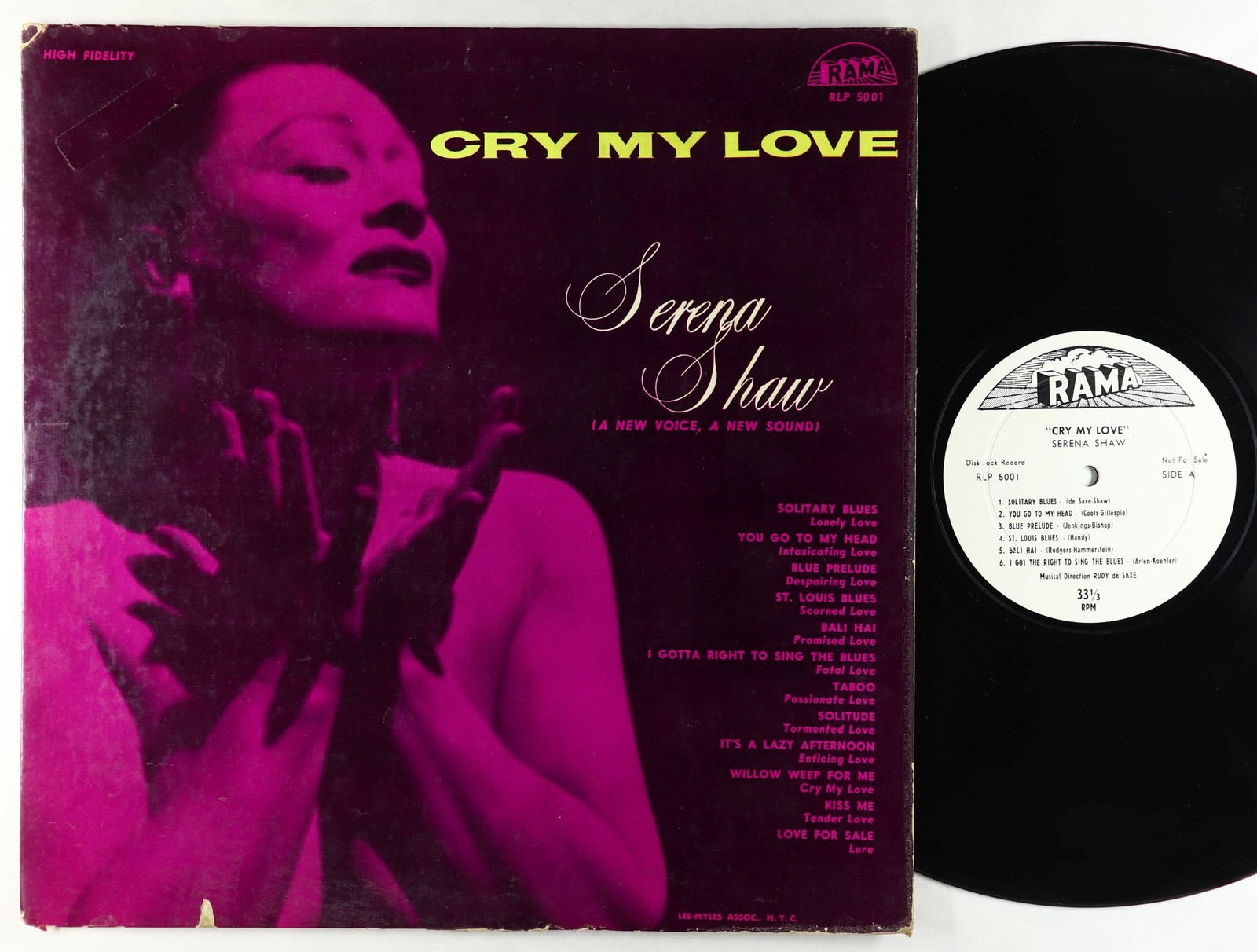Serena Shaw - Cry My Love LP - Rama - RLP 5001 Mono VG+ PROMO | eBay