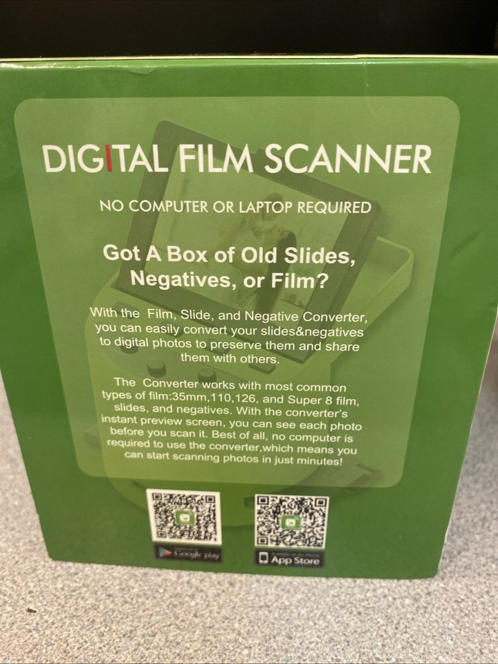 DIGITNOW! Film and Slide Scanner with 4.3'' LCD Screen 22MP High ...