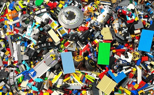 23 Lbs. of Unsorted Bulk LEGO and non-LEGO Bricks, Pieces, and Parts | eBay
