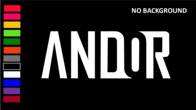 ANDOR, STAR WARS, ROGUE ONE, Decal Stickers for Cars, Windows, Laptops ...