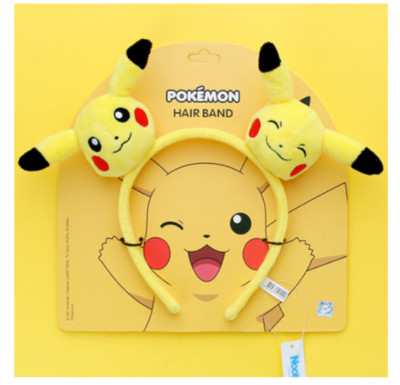 Pokemon Pikachu Head Hair Band Accessories Party Kids Cosplay | eBay