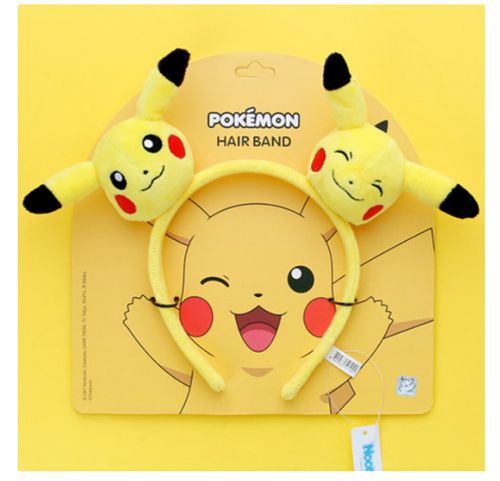 Pokemon Pikachu Head Hair Band Accessories Party Kids Cosplay | eBay