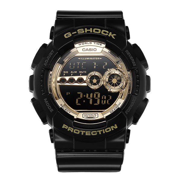 Casio G-shock GD-100GB-1DR Digital Quartz Resin Men's Watch Original ...