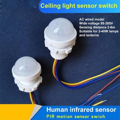 110v 220v Home Indoor Outdoor Infrared Light Motion Sensor Time Delay ...