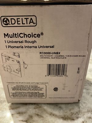 Delta Faucet R10000-UNBX MultiChoice Universal Tub and Shower Valve ...