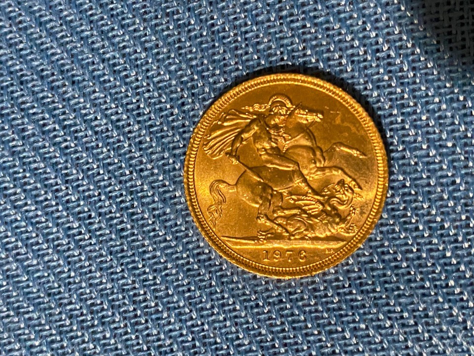 1976 United Kingdom 1 Pound GOLD (Sovereign) ELIZABETH II | eBay