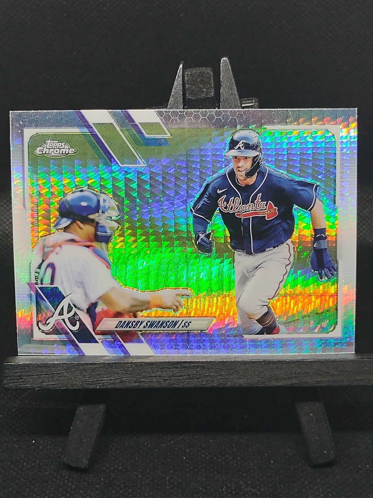2021 Topps Chrome DANSBY SWANSON PRISM REFRACTOR Atlanta Braves | eBay