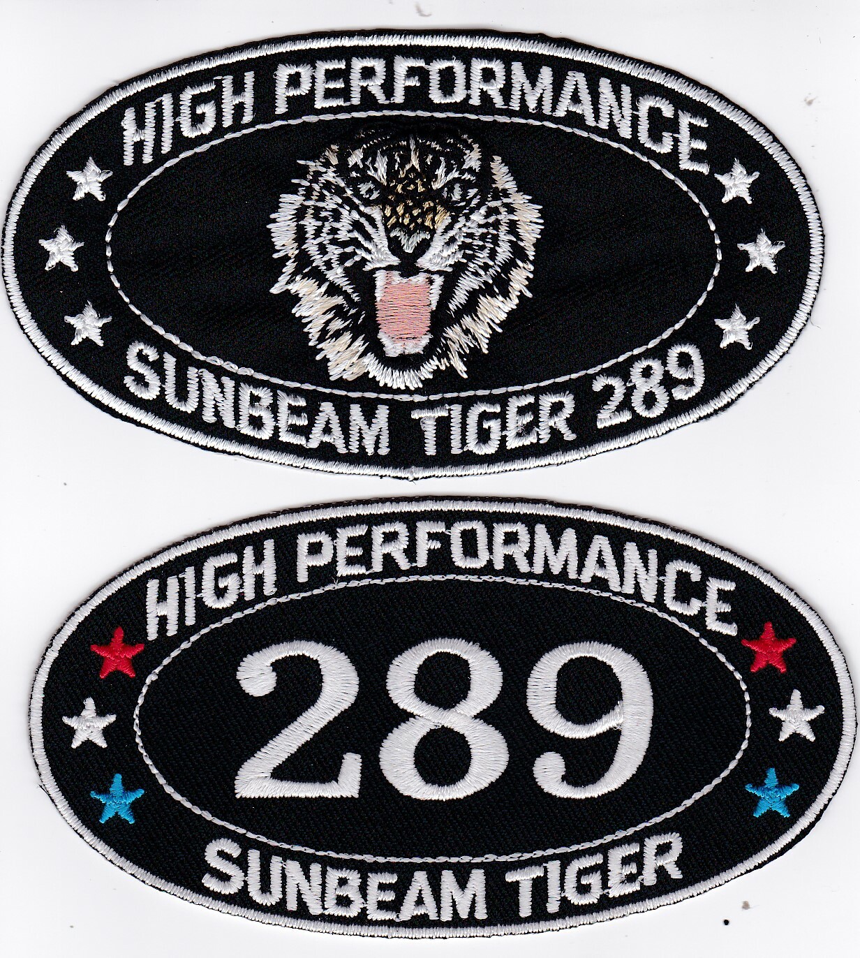 SUNBEAM TIGER 289 SEW/IRON ON PATCH BADGE EMBLEM EMBROIDERED ALPINE ...