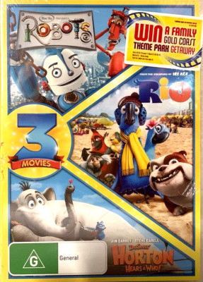 Robots / Rio / Dr Seuss: Horton Hears a Who! Brand New Sealed DVD ...