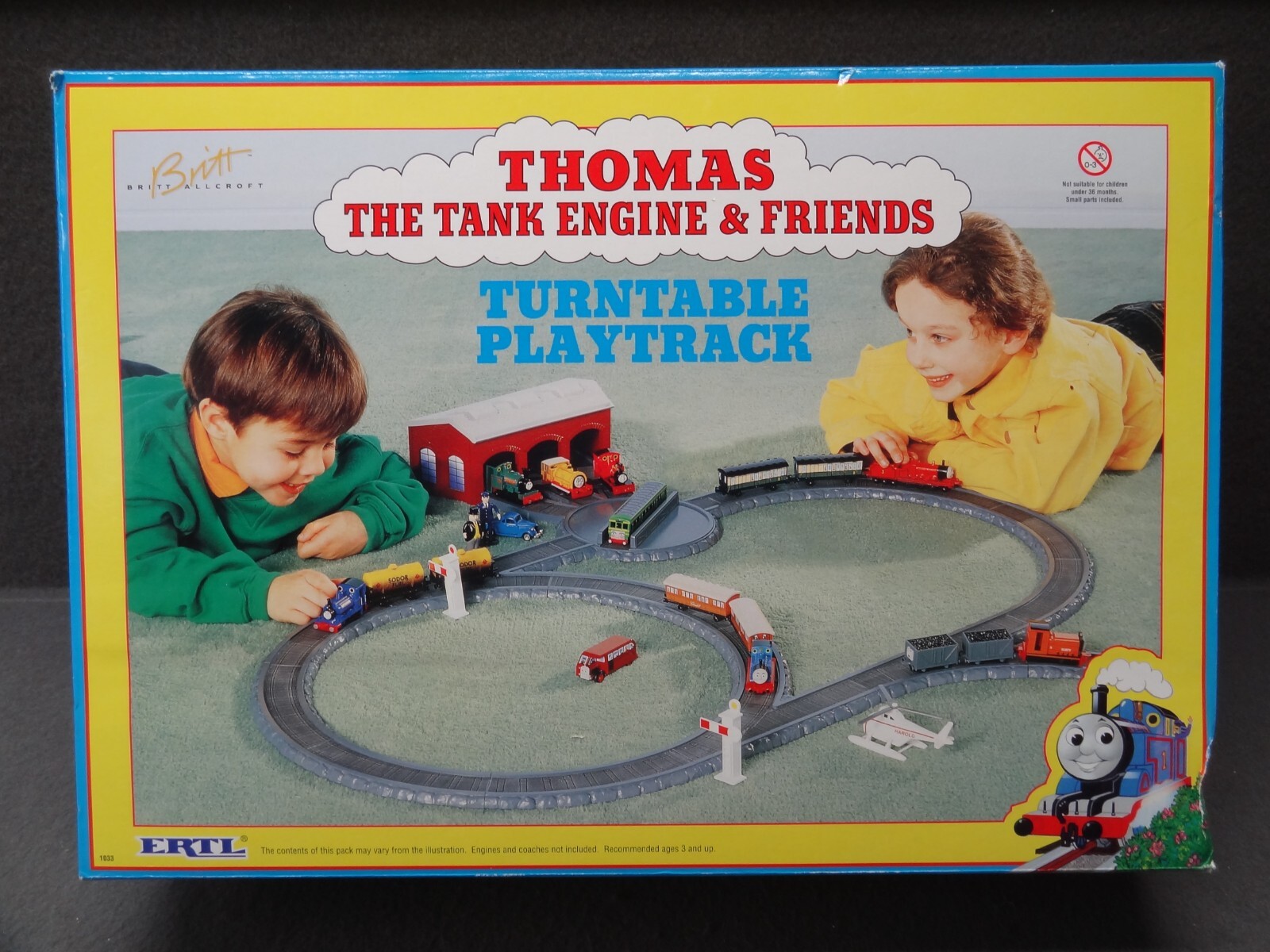 NEW Ertl 1033 Thomas The Tank Engine Turntable Playtrack Friends Britt ...