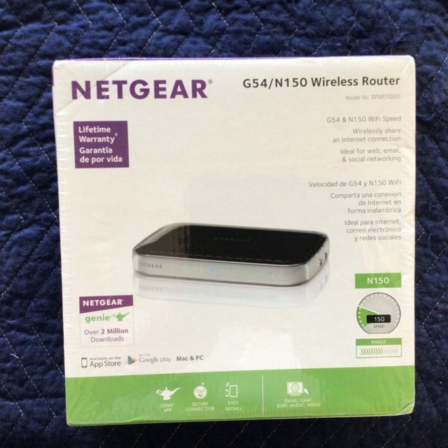 Netgear N150 150 Mbps 4-Port 10/100 Wireless N Router (WNR1000) for ...