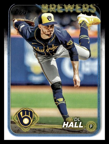 2024 Topps Update #US112 DL Hall Milwaukee Brewers Baseball Card | eBay