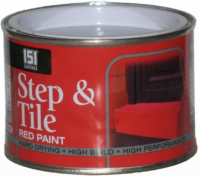 151 Step and Tile Red Paint Tough Durable Wood Metal Plastic Any ...
