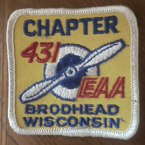 2016 Chapter 431 EAA Broadhead Wisconsin Sew-on Patch New | eBay