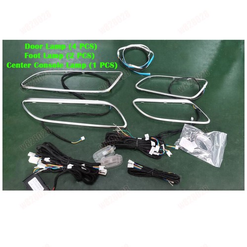 12 Colors LED Ambient Light Atmosphere Lamp Set For Mercedes-Benz GLA ...