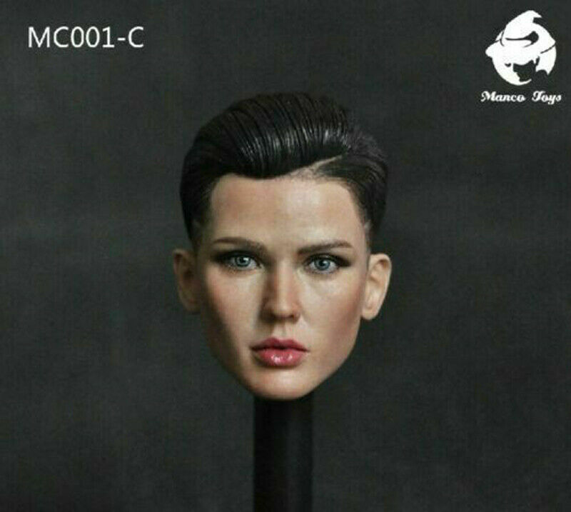 1/6 MC001 Head Sculpt Bodyguard Ruby For 12" Female PH TBL Figure Doll ...