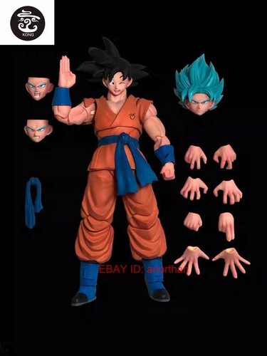 KONG Studio Dragon Ball Super Whis Gi Son Goku SSG Blue 1/12 Action ...