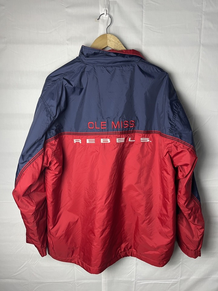 Vintage Ole Miss Jacket Red Oak 90s Size L University of Mississippi ...