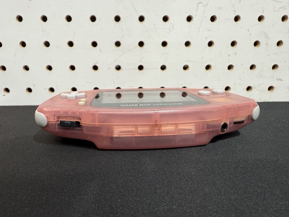 Nintendo Game Boy Advance Fuchsia Pink Clear GBA - AGB-001 Tested - Two ...
